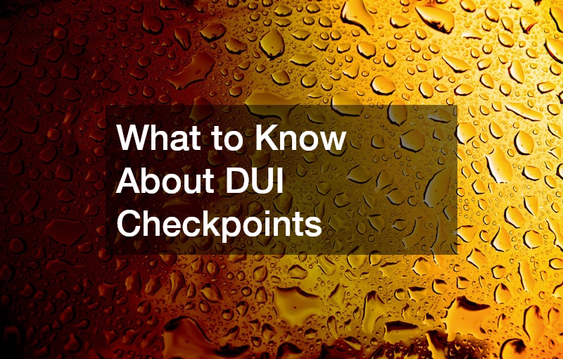 What to Know About DUI Checkpoints - SLGB Law
